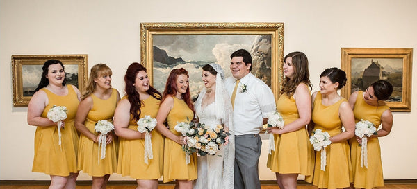 Featured Wedding // Natasha + Jacob's Vintage Elegance at the Art Muse